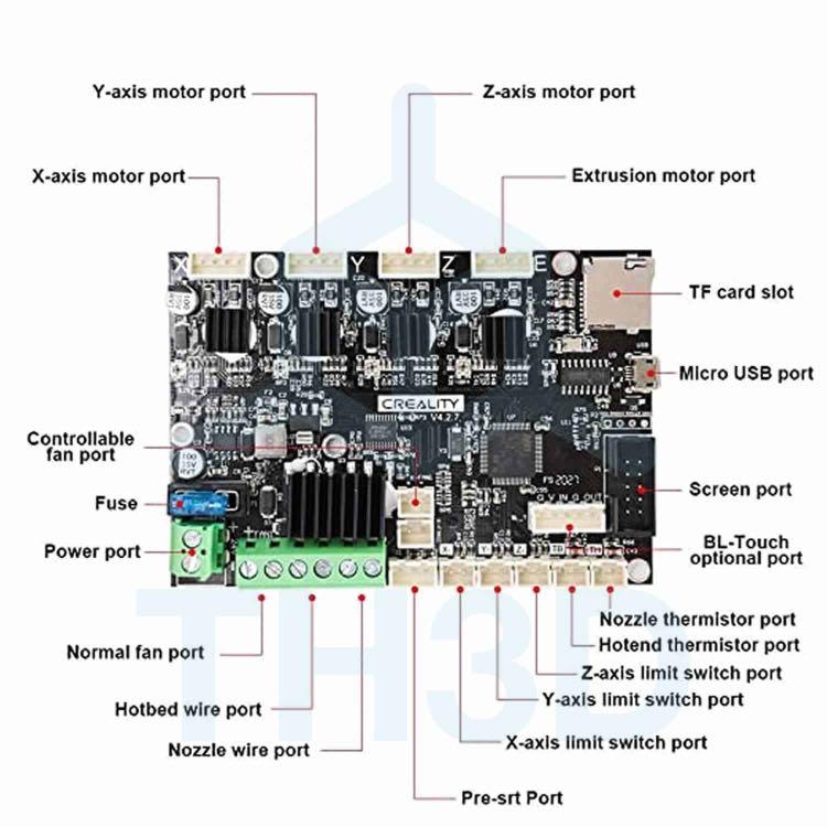 Creality motherboard v4.2.7 silent motherboard, Computers & Tech, Parts ...