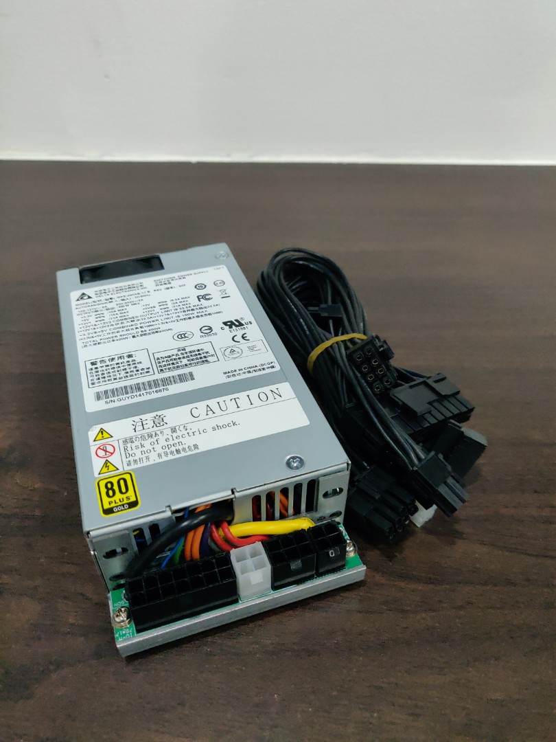 Delta 400W Flex PSU 1U Power Supply 80PLUS Gold ITX, Computers & Tech ...