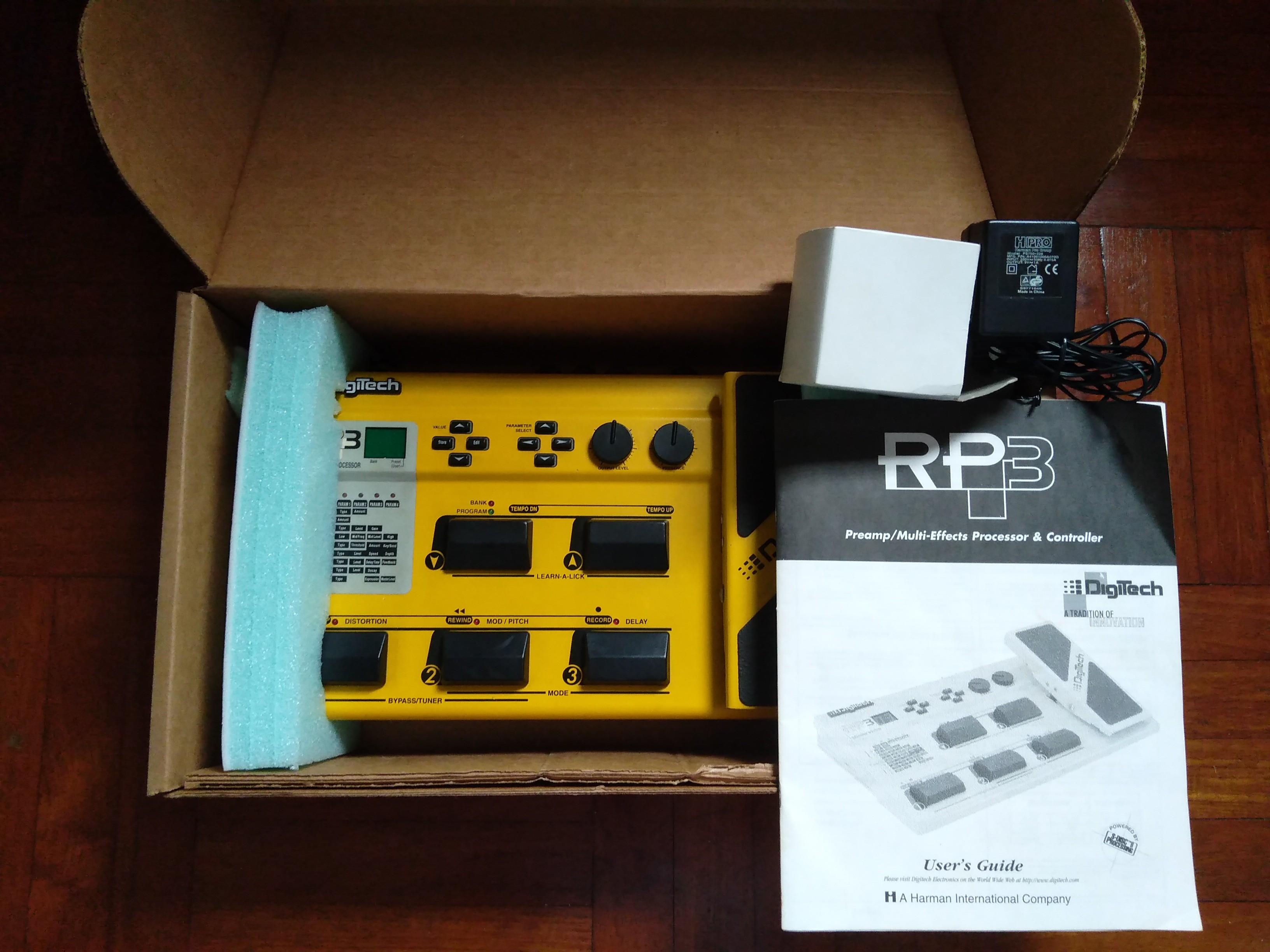 Digitech RP3 Guitar Effects Processor/Preamp/Multi-effects Processor ...