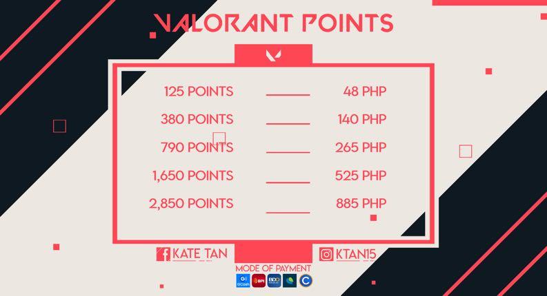 Discounted valorant points, Everything Else, Others on Carousell