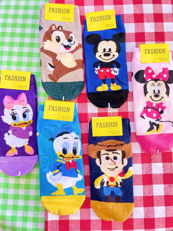 Disney Pixelized 2D Characters Socks, Men's Fashion, Watches ...