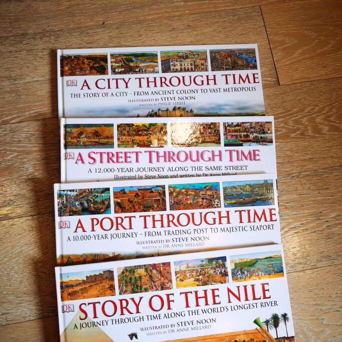 DK through time series (4 books) original, Hobbies & Toys, Books ...