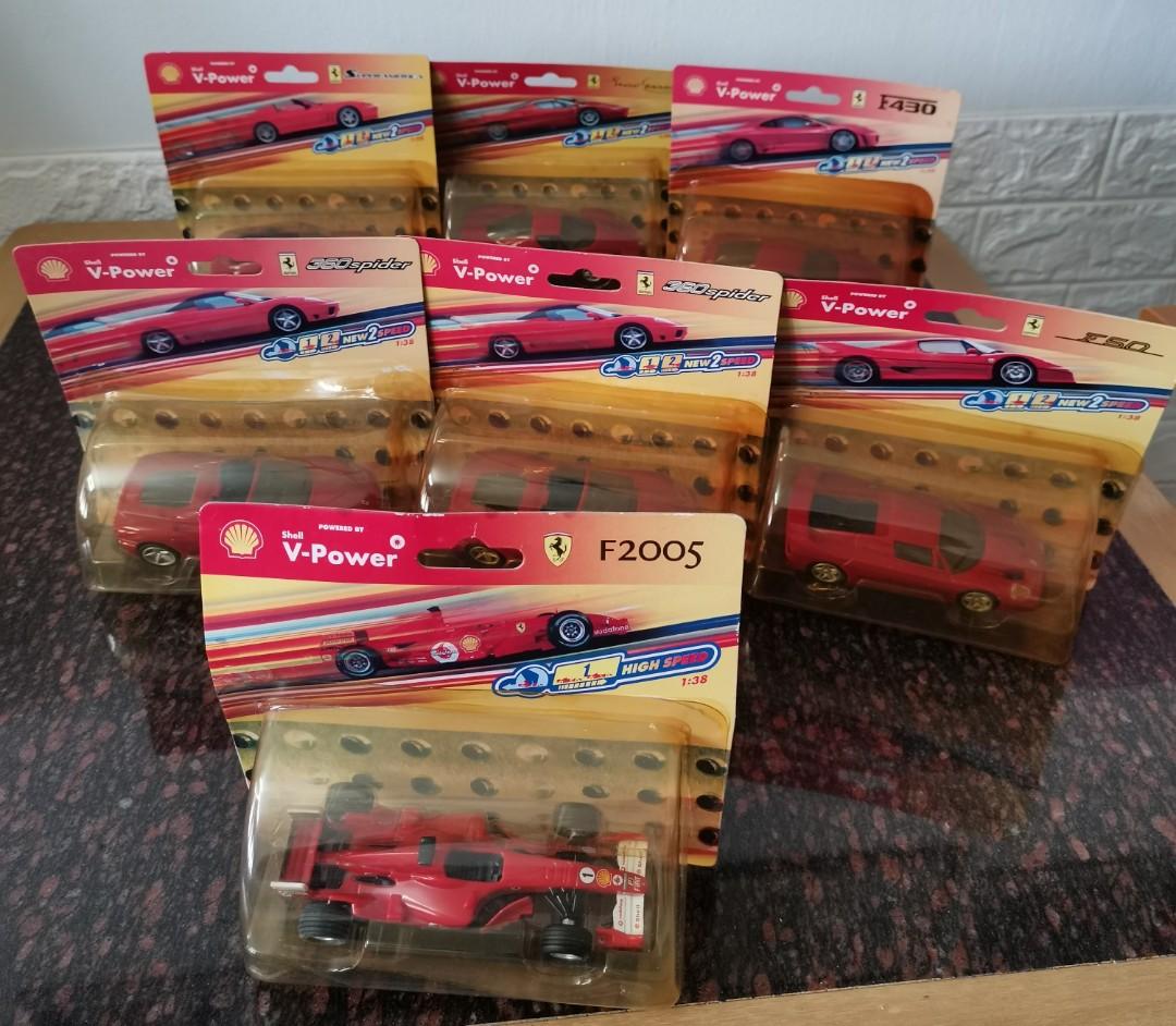 Ferrari scale model by Shell complete set, Hobbies & Toys, Collectibles ...
