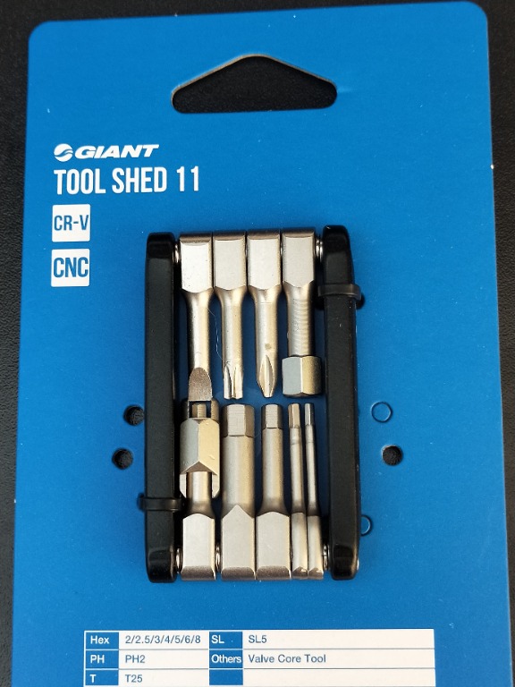 Giant Toolshed 11 Portable Toolkit Allen Keys, Sports Equipment ...