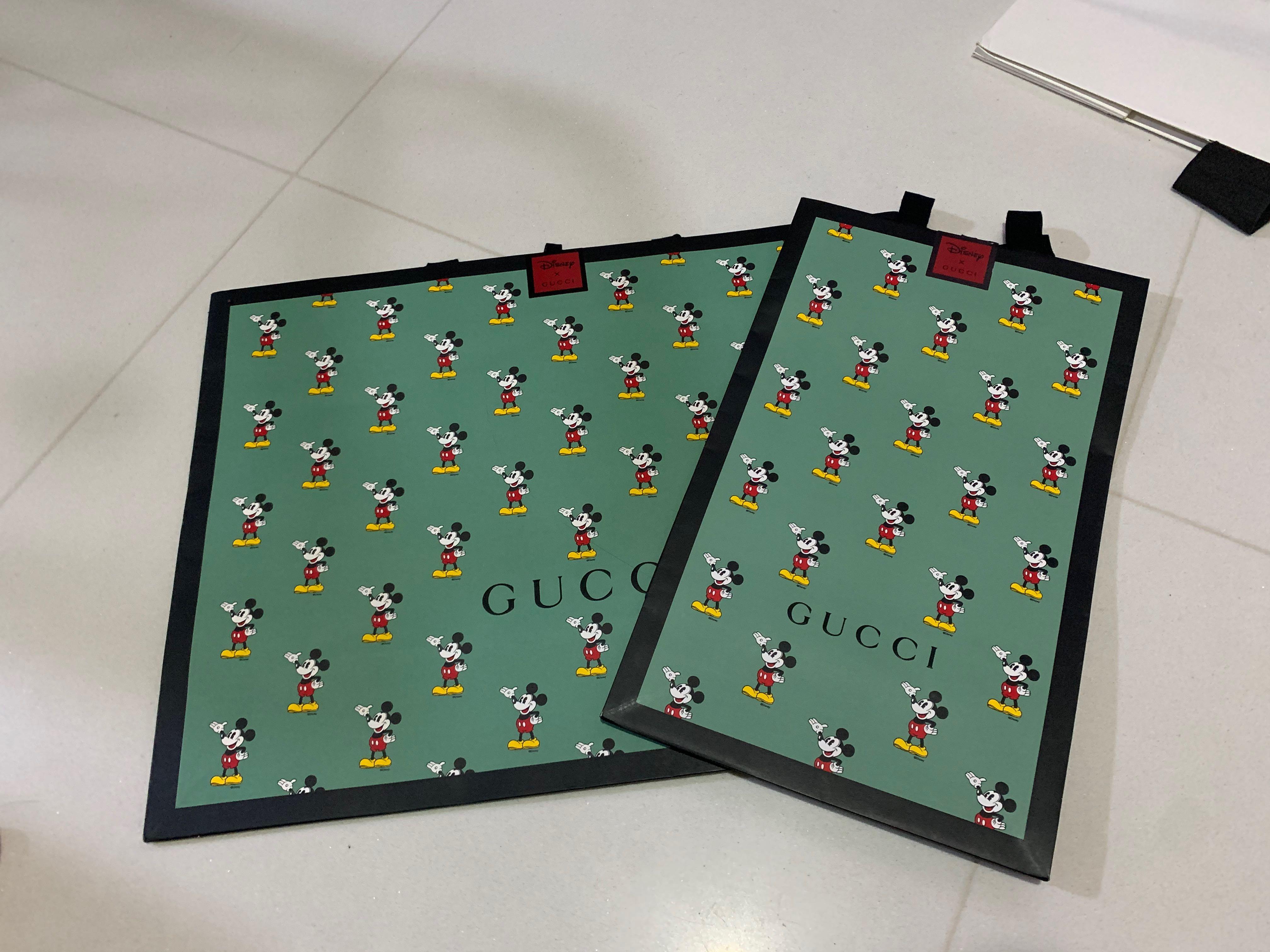 Gucci Mickey Mouse paper bag, Hobbies & Toys, Stationery & Craft, Craft ...