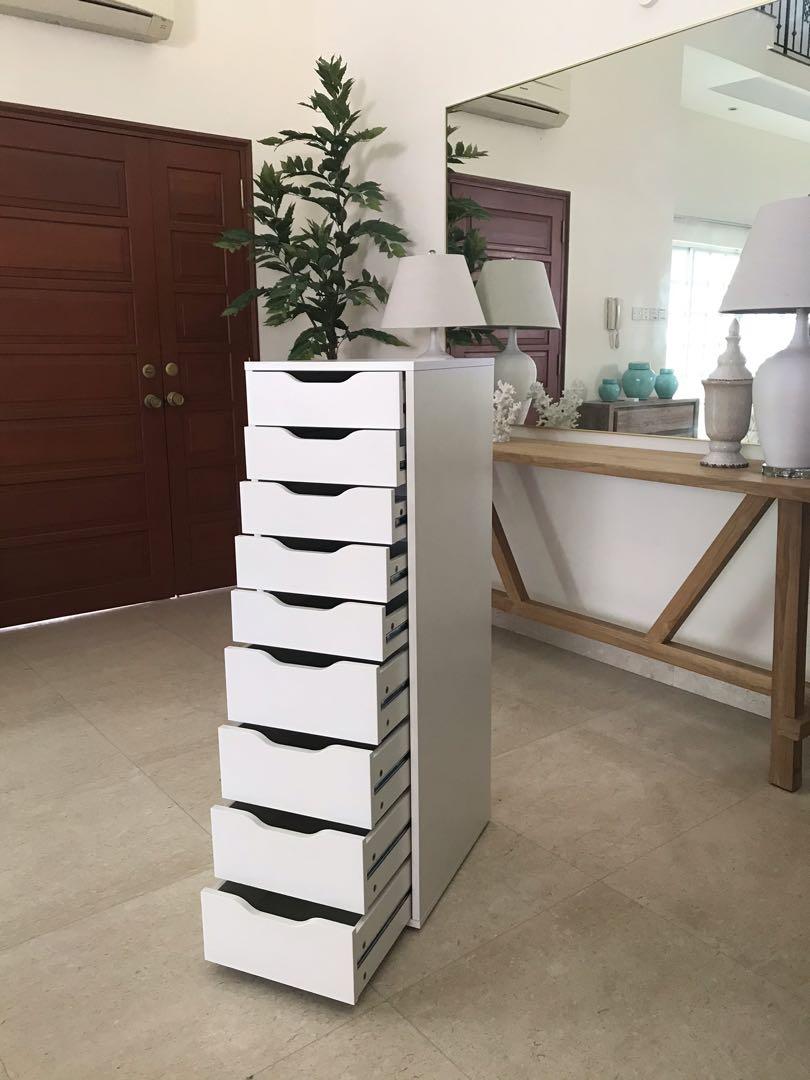 IKEA Alex 9-drawer set., Furniture & Home Living, Furniture, Tables ...