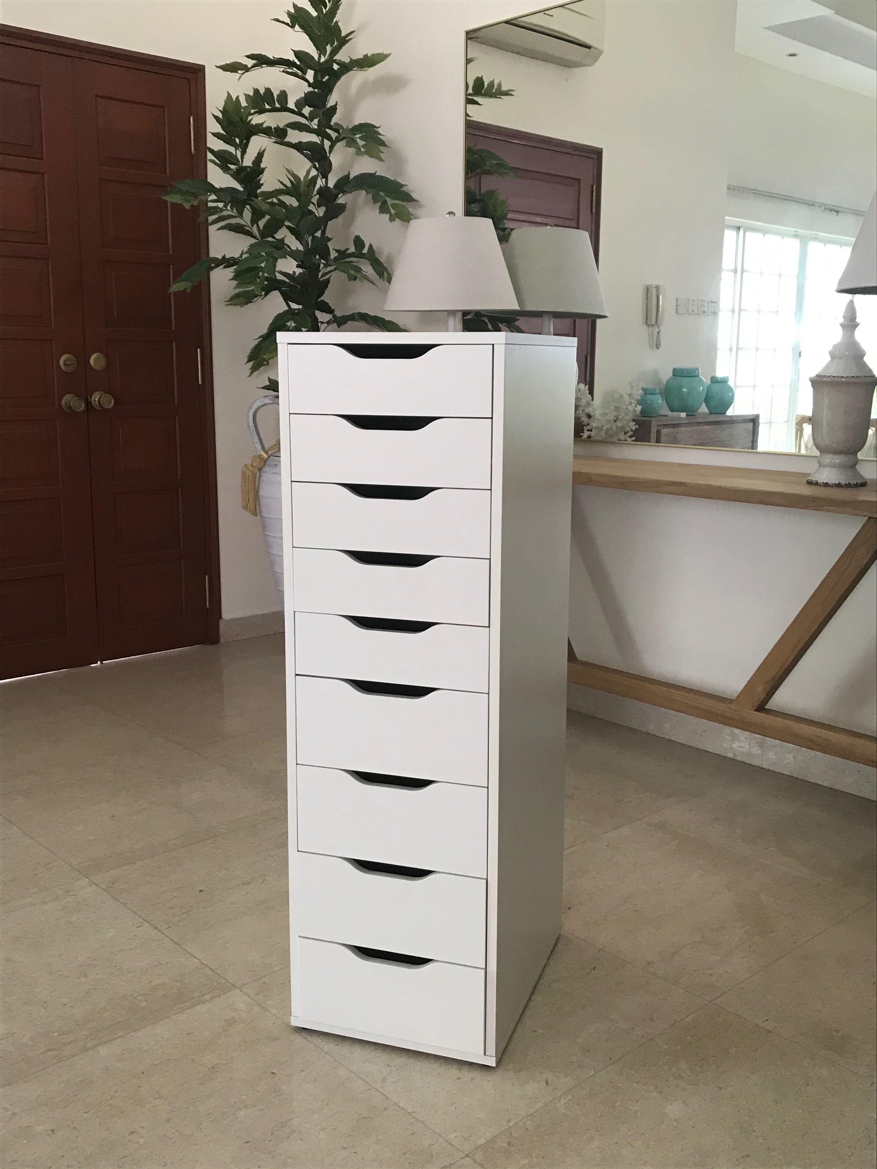 IKEA Alex 9-drawer set., Furniture & Home Living, Furniture, Tables ...