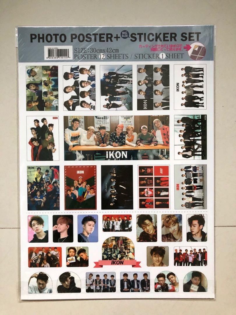 IKON KPOP Posters and Stickers, Hobbies & Toys, Memorabilia ...