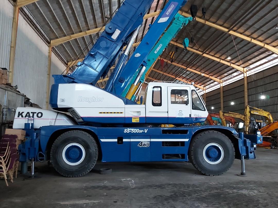 Kato 50 tons Rough Terrain Crane KR50H, Special Vehicles, Heavy ...