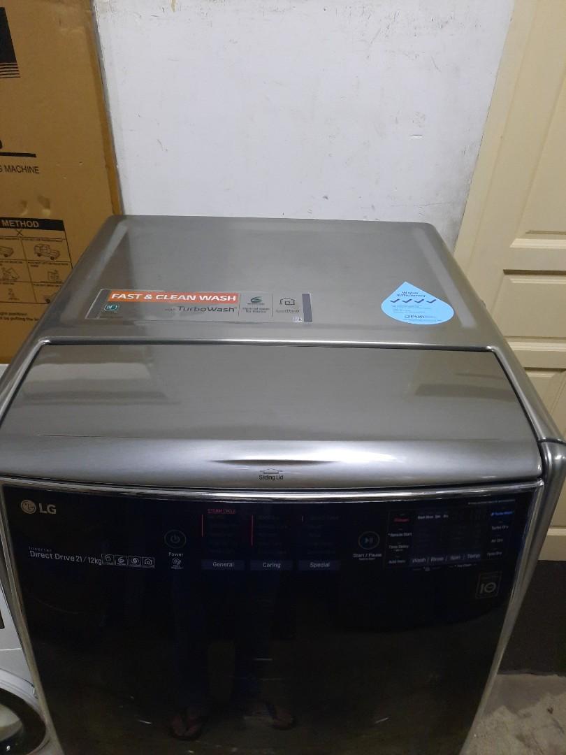 LG 21kg dd inverter front load Washing Machine washer warranty 3 months, TV & Home Appliances ...