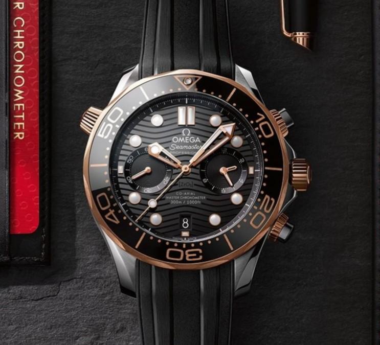 [LNIB] Seiko Rose Gold Solar Chronograph Quartz Dive Watch SSC618P1 ...