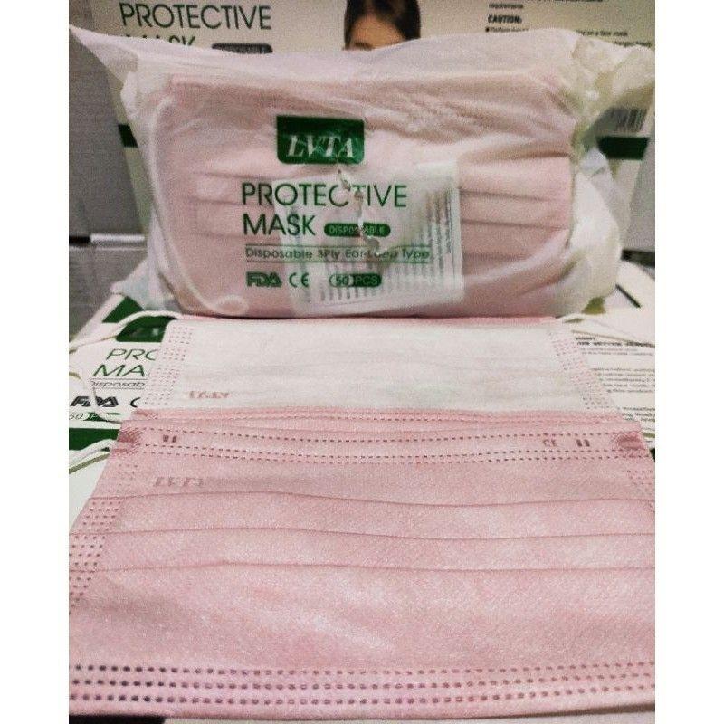 LVTA Mask Black,White,Rose Pink, Health & Nutrition, Face Masks & Face ...