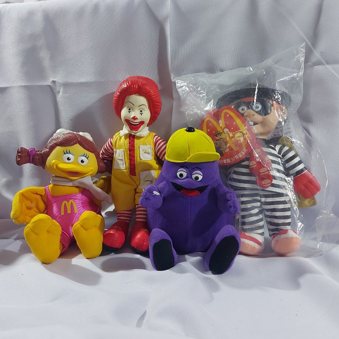 McDonalds 1997 Plushies / Plush Dolls/ Mcdo stuffed toys, Hobbies ...