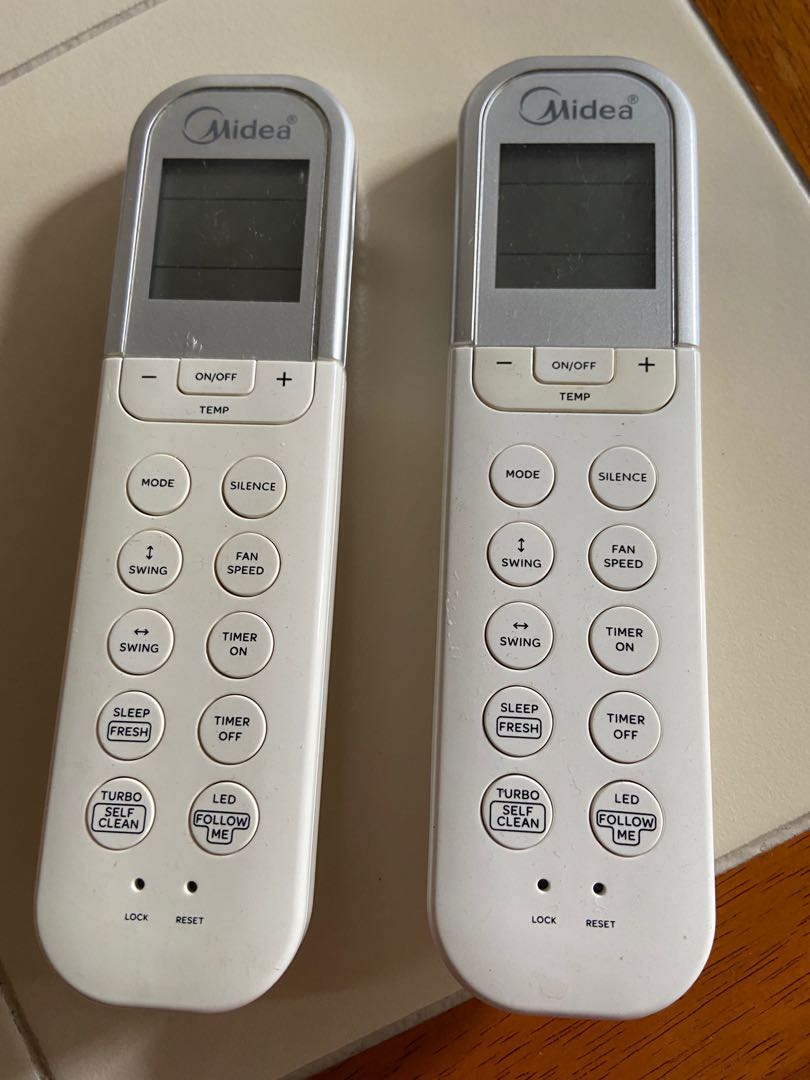 Midea aircon remote control, TV & Home Appliances, Air Conditioners ...