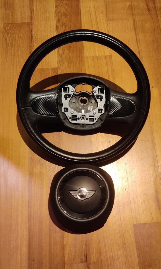 Mini Cooper R55/56/57 Series Steering Wheel with Airbag, Car ...