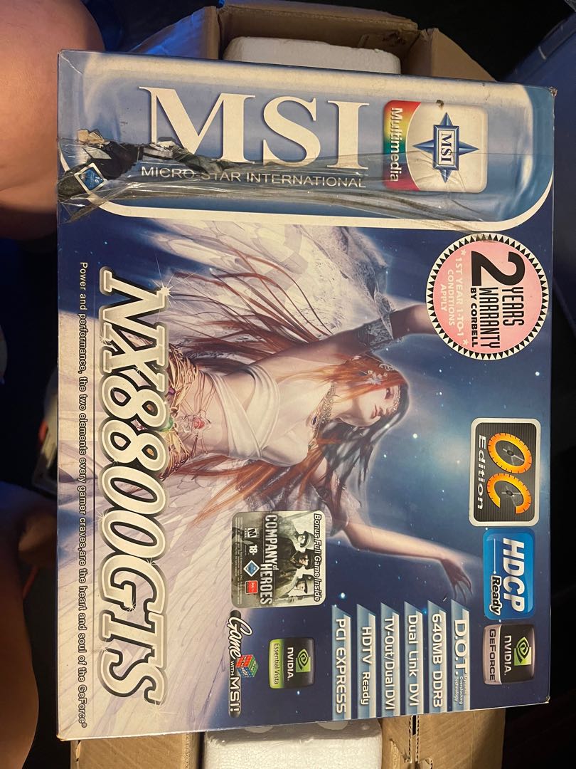 MSI 8800 GTS Graphics Card, Computers & Tech, Parts & Accessories ...