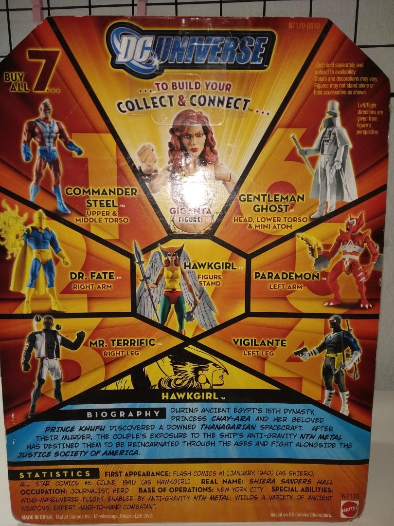 NEW DC UNIVERSE CLASSICS HAWKGIRL GIGANTA WAVE 8 FIGURE 7, Hobbies ...