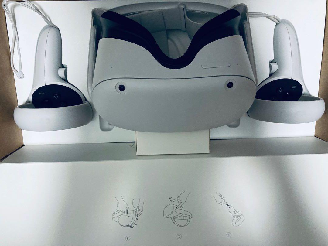 Oculus Quest 2 Advanced All-In-One VR Headset (Fully Functional), 電子遊戲 ...