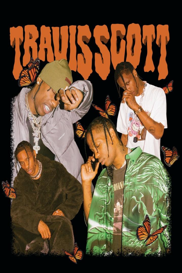POSTER RAP ARTIST TRAVIS SCOTT, Furniture & Home Living, Home Decor ...