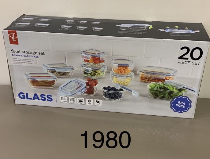 President’s choice glass containers, Furniture & Home Living ...