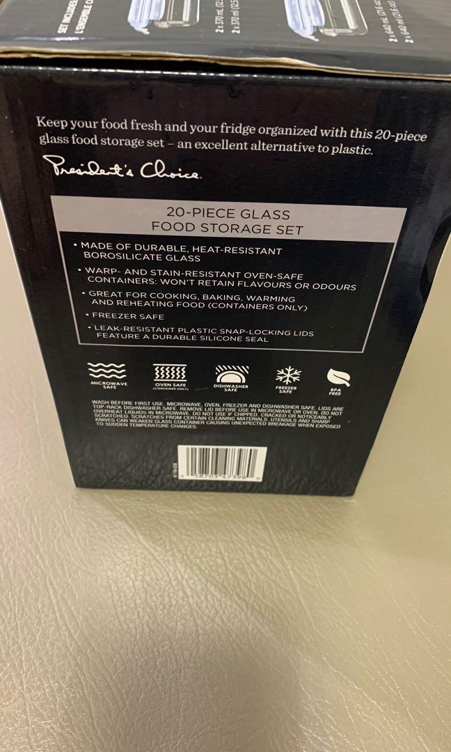 President’s choice glass containers, Furniture & Home Living ...