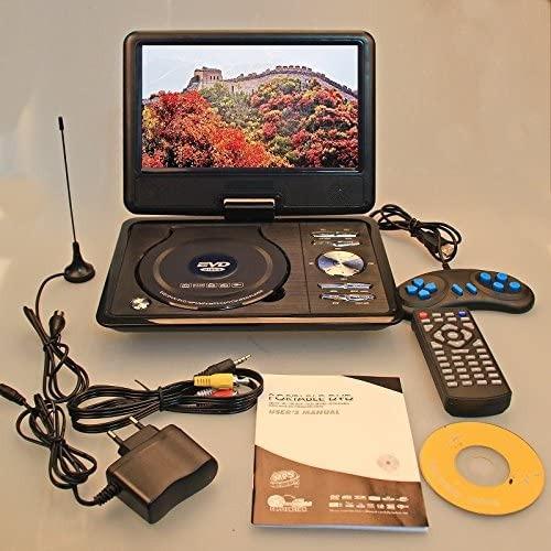 [Ready Stock] 9" 11" 13" 16" Inch Portable DVD EVD Player 270 Degree ...
