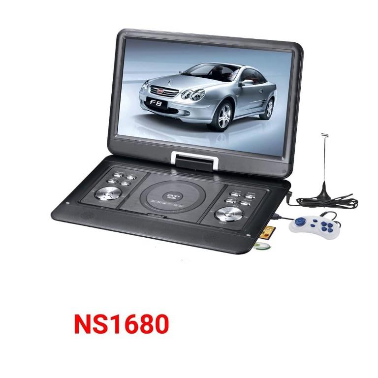 [Ready Stock] 9" 11" 13" 16" Inch Portable DVD EVD Player 270 Degree ...