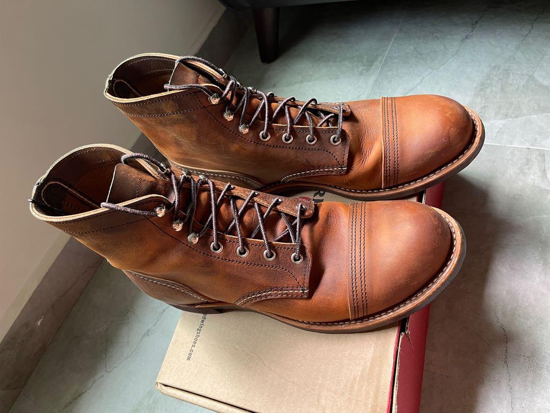 Red wing iron ranger Copper, Men's Fashion, Footwear, Boots on Carousell