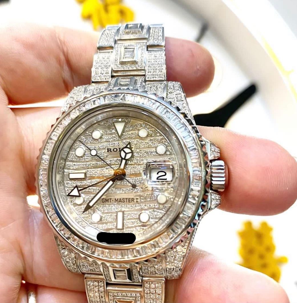 Rolex 116710ln Gmt2 ice custom, Luxury, Watches on Carousell