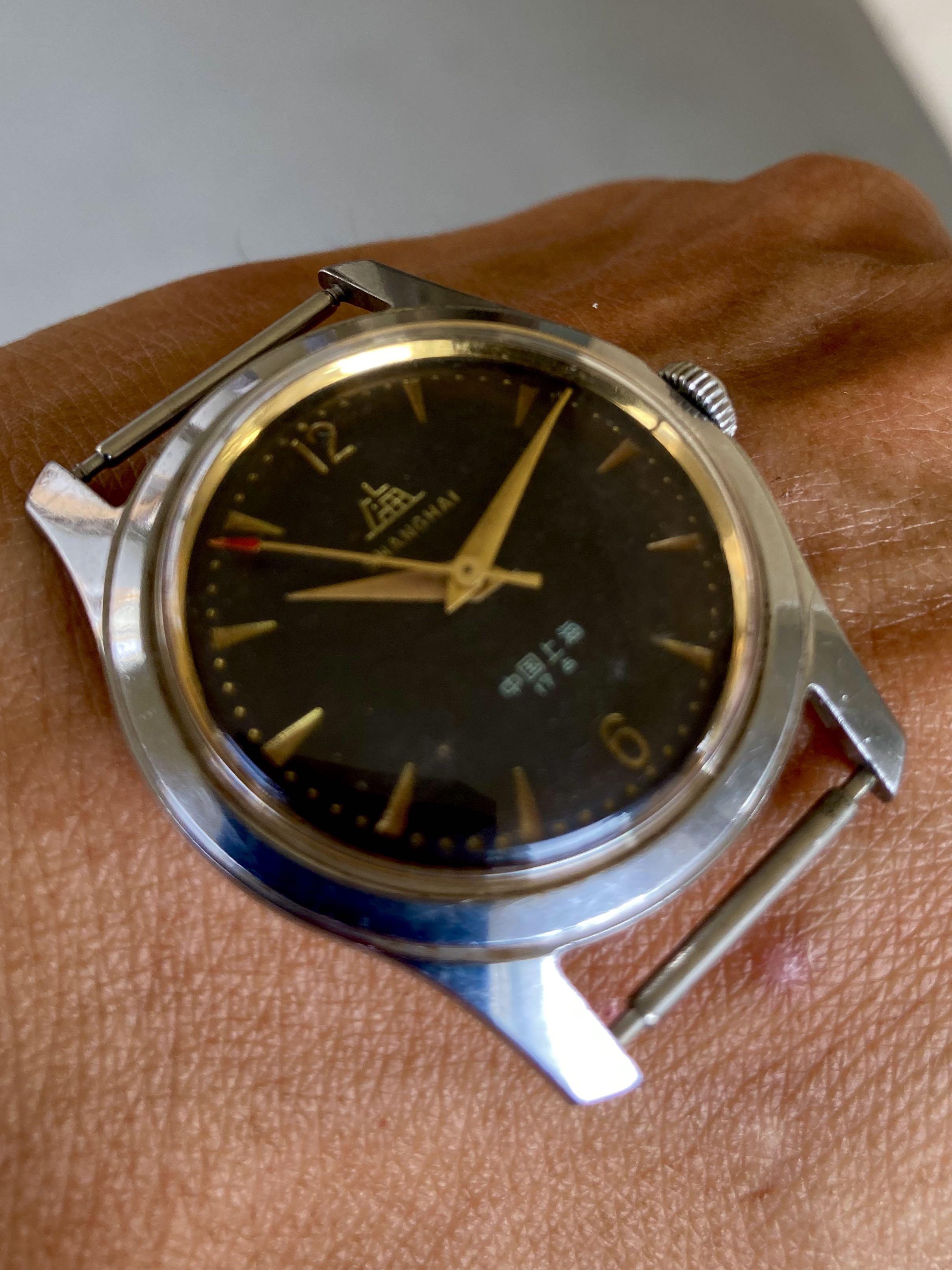 Shanghai Watch Hand Wind Mechanical Watch Explorer Datejust style Retro ...