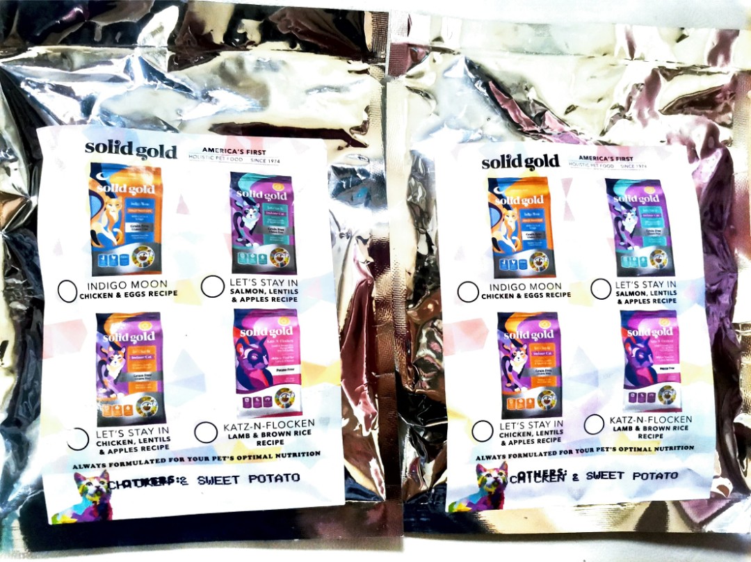 Solid gold sample. Flavour - Chicken & Sweet potato cat food, Pet ...