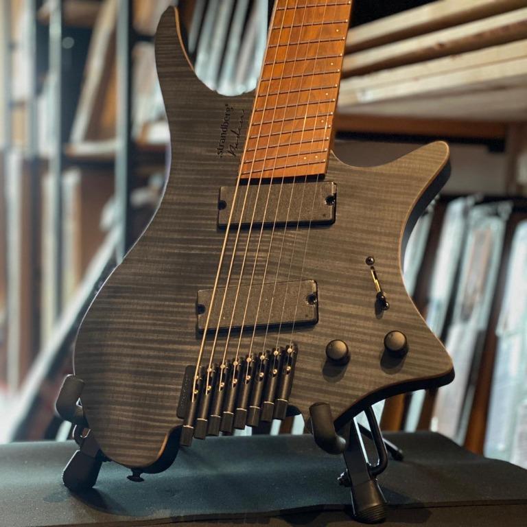 Strandberg Standard 8 String Maple Flame Black Finish Electric Guitar ...