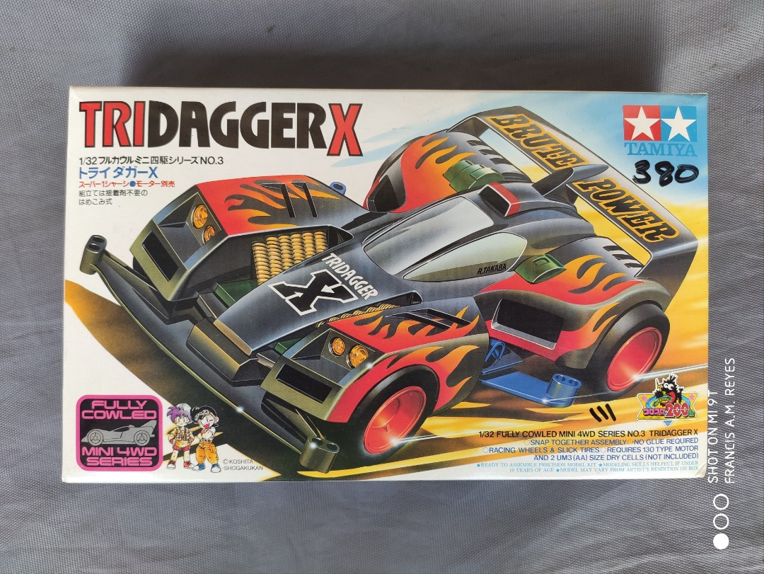 Tamiya Mini 4wd - Tridagger X, Hobbies & Toys, Toys & Games on Carousell