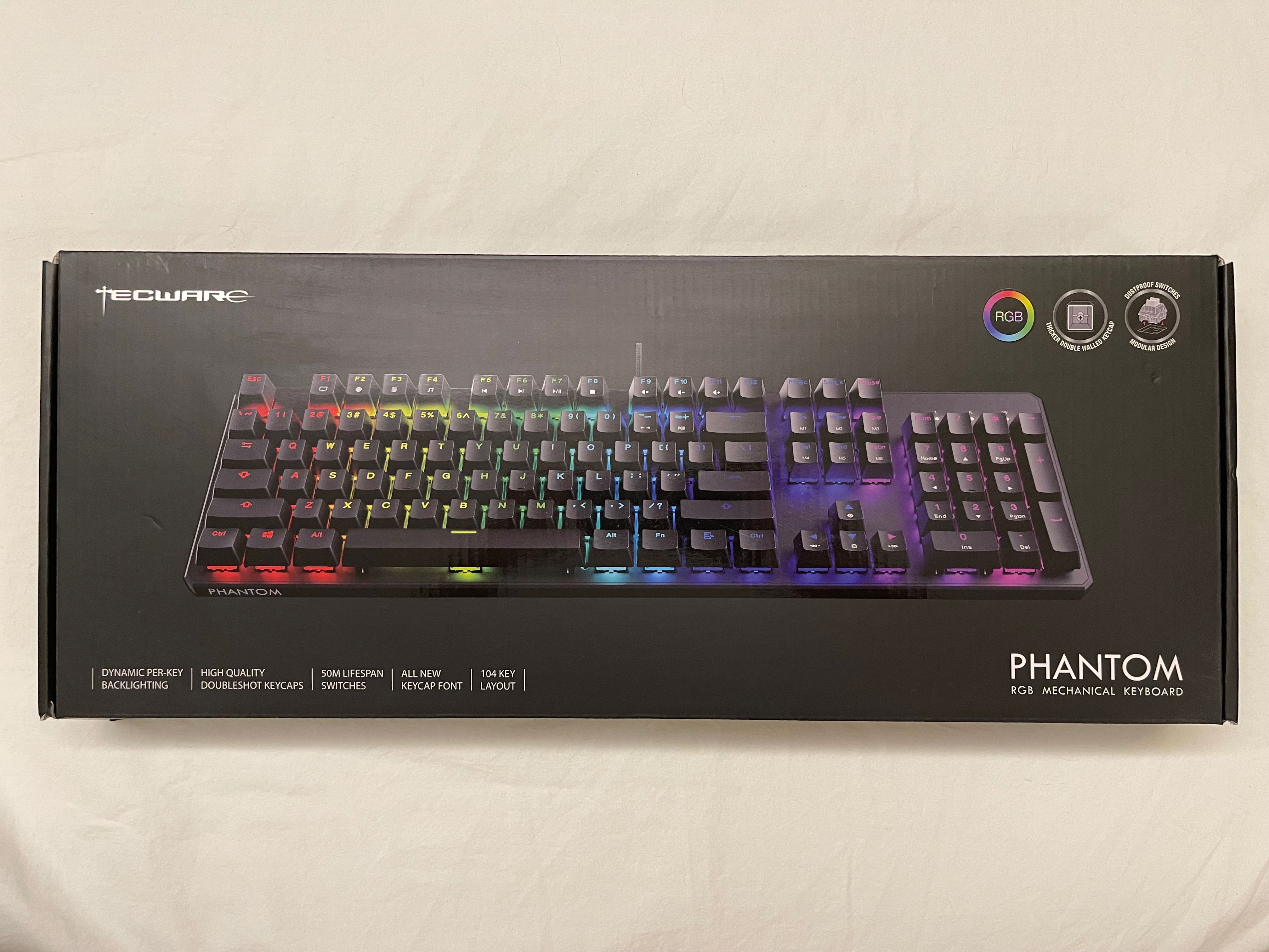 Tecware Phantom RGB mechanical keyboard FULL, Computers & Tech, Parts ...