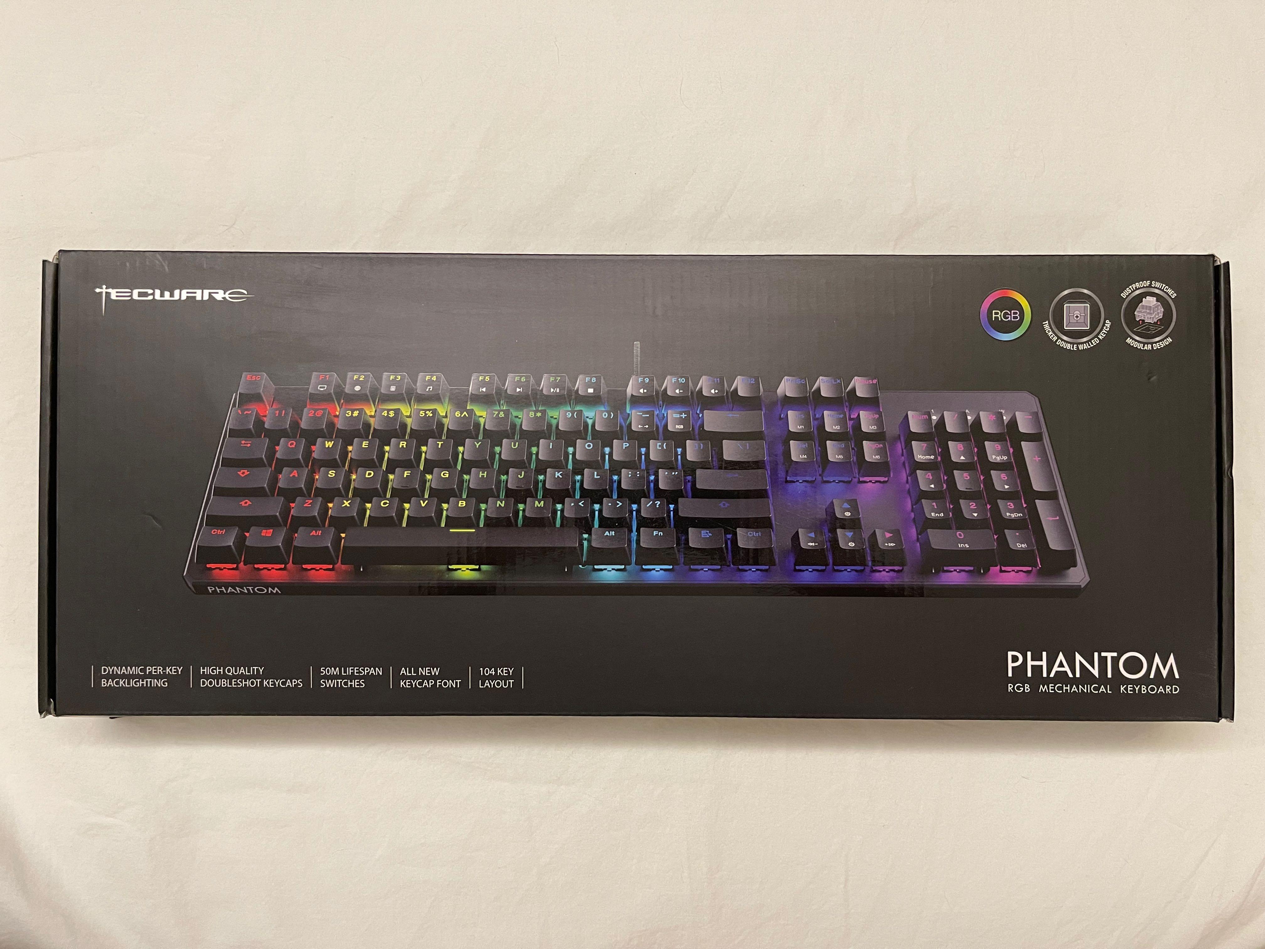 Tecware Phantom RGB mechanical keyboard FULL, Computers & Tech, Parts ...
