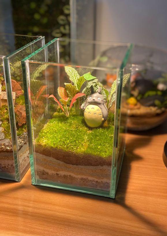 Totoro Terrarium, Furniture & Home Living, Home Decor, Artificial ...