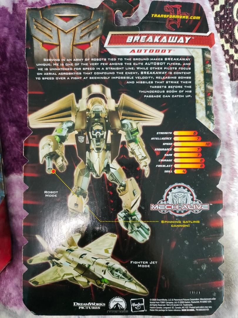 Transformers Breakaway, Hobbies & Toys, Toys & Games on Carousell