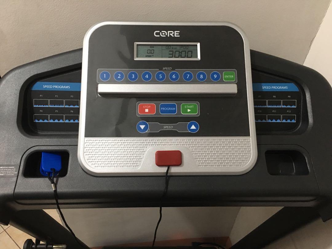 CORE Treadmill Motorized, Sports Equipment, Exercise & Fitness, Cardio ...