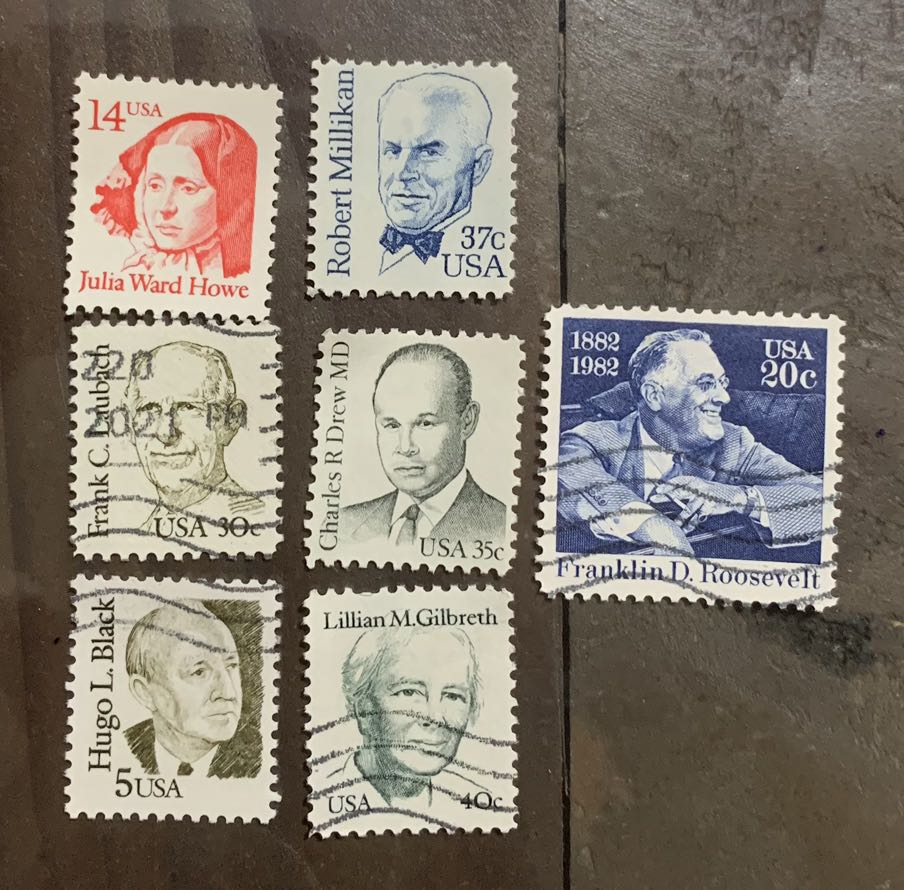 USA stamps famous people, Hobbies & Toys, Memorabilia & Collectibles ...
