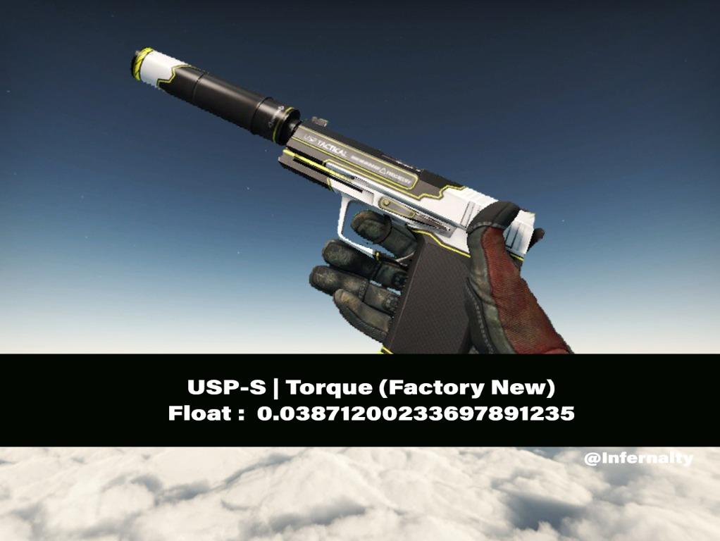 USP-S Torque FN CSGO SKINS KNIVES, Video Gaming, Gaming Accessories ...