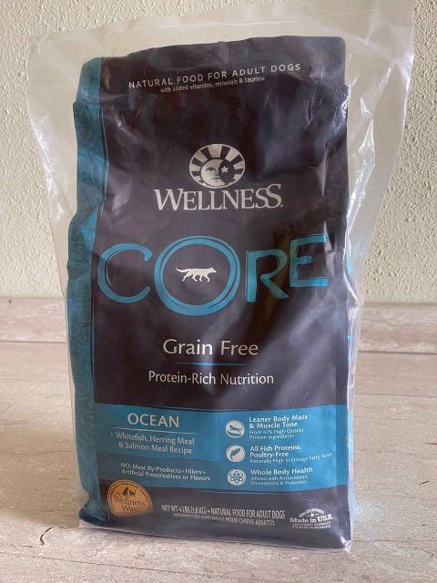 Wellness CORE OCEAN Grain Free 1.8Kg Dog Dry Kibble, Pet Supplies, Pet ...
