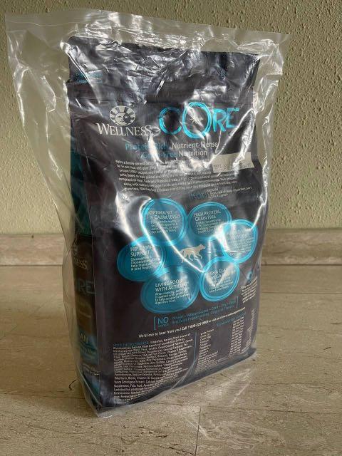 Wellness CORE OCEAN Grain Free 1.8Kg Dog Dry Kibble, Pet Supplies, Pet ...