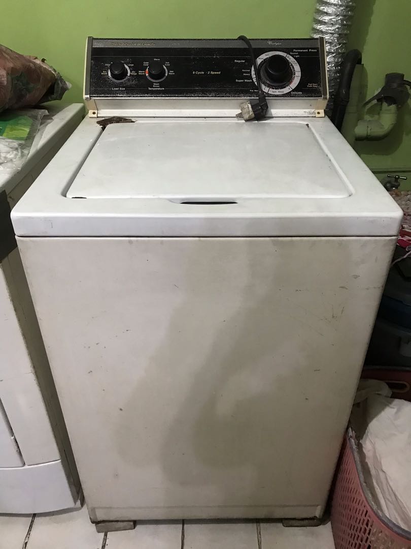 Whirlpool automatic washing machine (dial), TV & Home Appliances ...