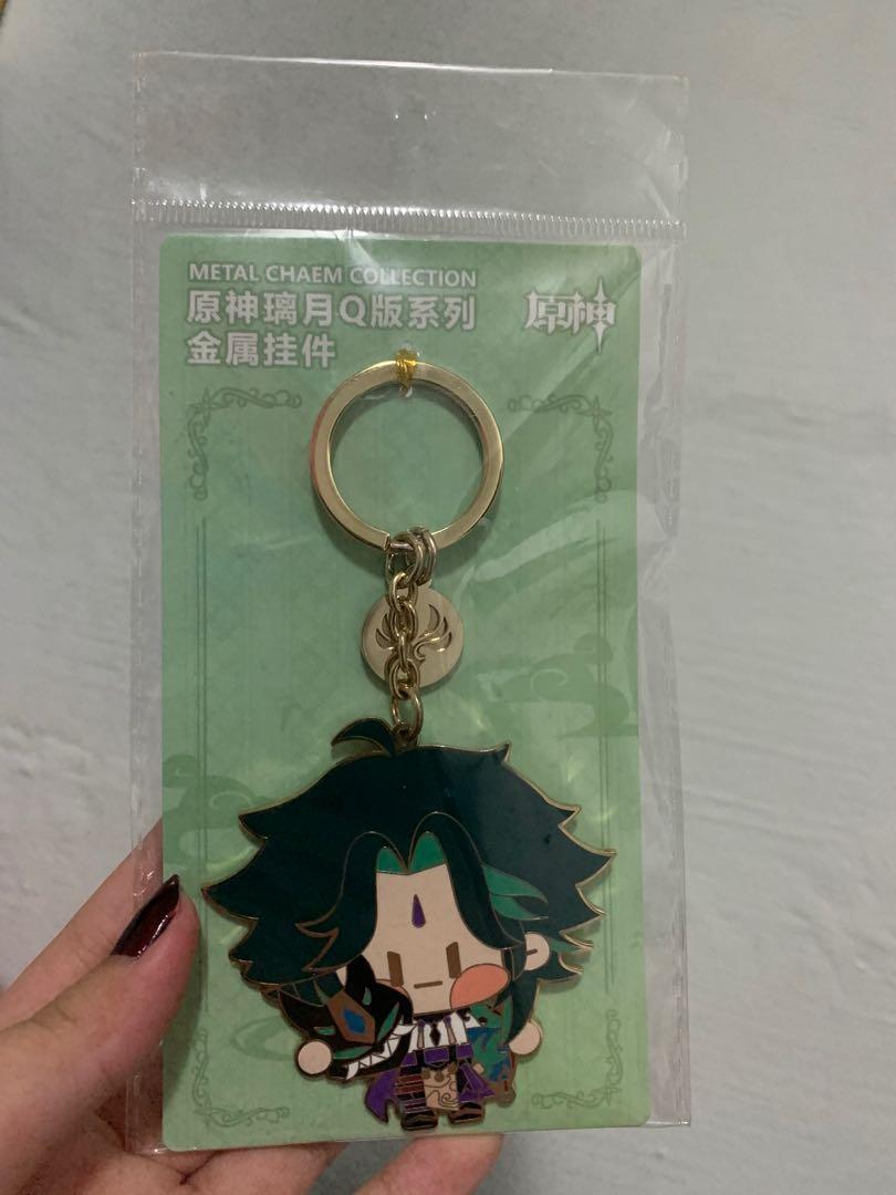 wts genshin impact xiao chibi metal keychain, Hobbies & Toys ...