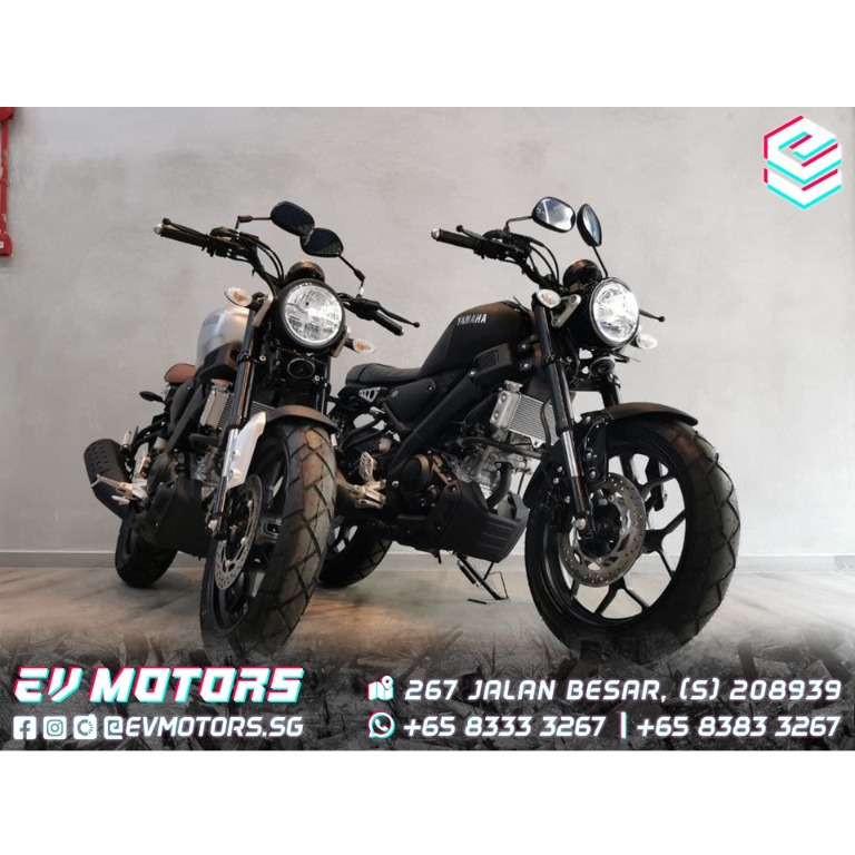 YAMAHA XSR155 SILVER / BLACK, Motorcycles, Motorcycles for Sale, Class ...