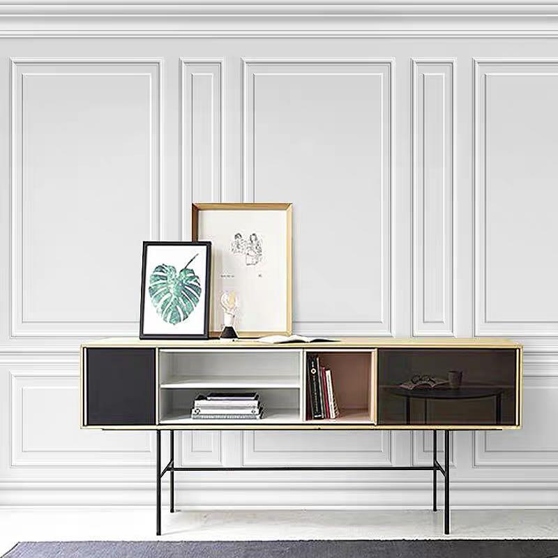 3D Wallpaper line box design for home or office, Furniture & Home ...