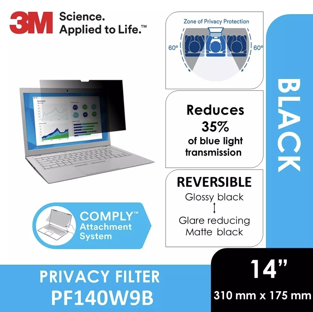 3M Flipped Laptop Privacy Screen, Computers & Tech, Parts & Accessories ...