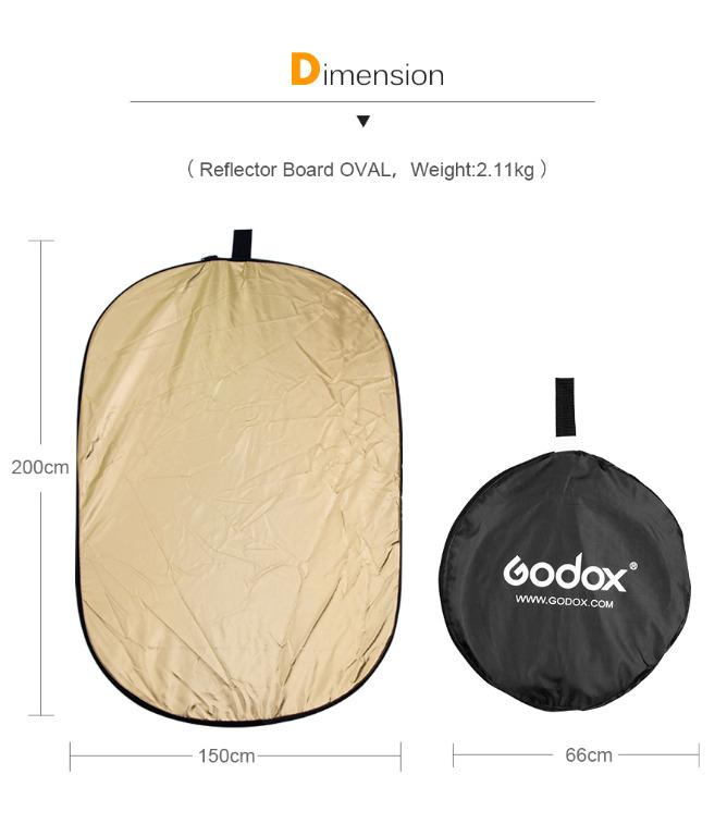 60cm Selens 5-in-1 Circular Reflector, Photography, Photography ...