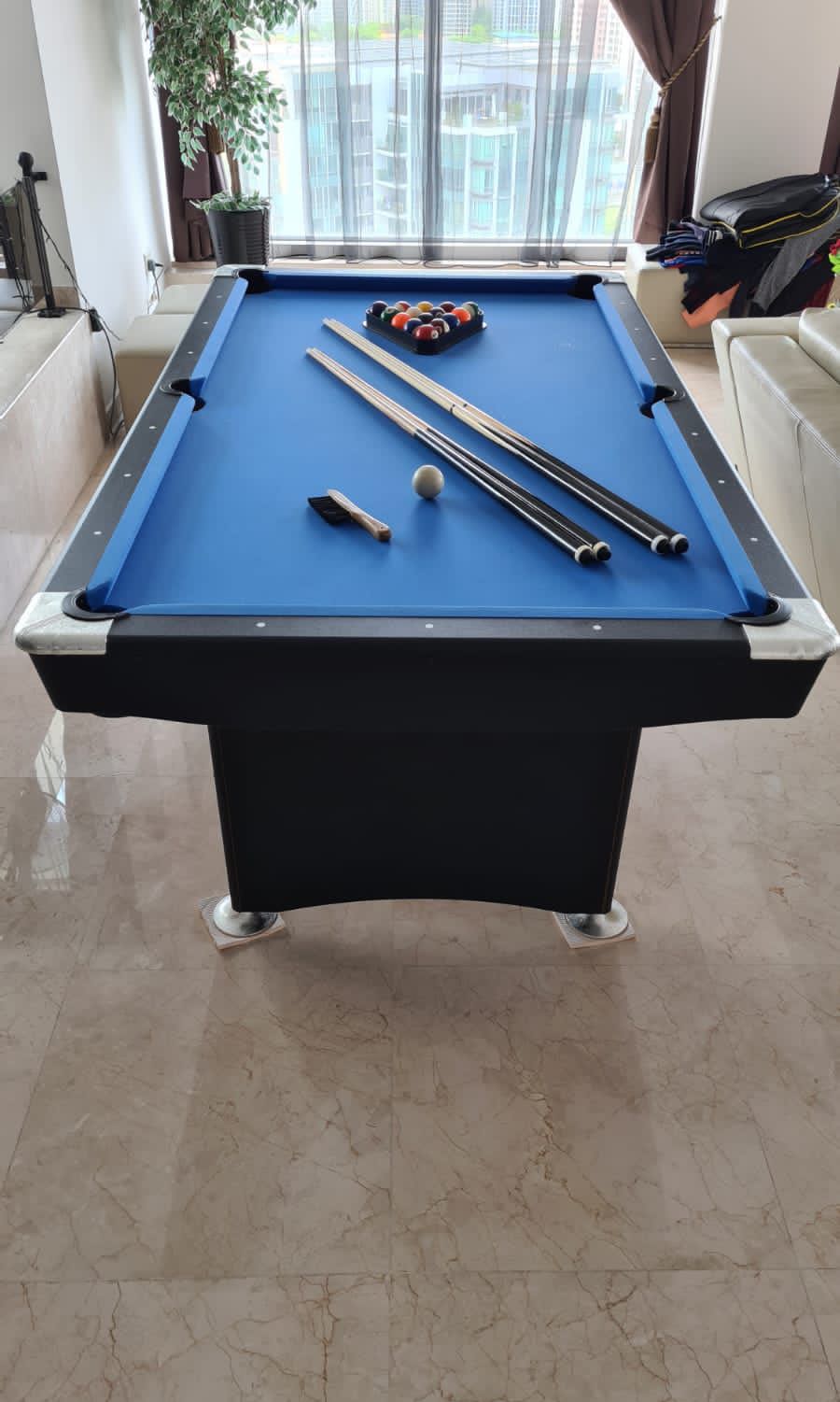 7 ft Foldable Pool Table, Sports Equipment, Sports & Games, Water ...