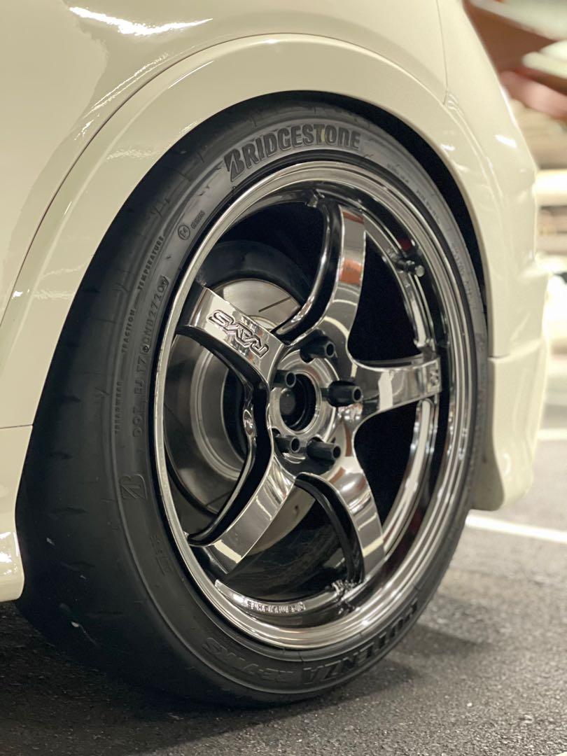 正廠 RAYS 57CR RB 18 8.5 50 5x114.3 鈴 FN2 FD2 CL7 CRZ EP3 HONDA TOYOTA ...